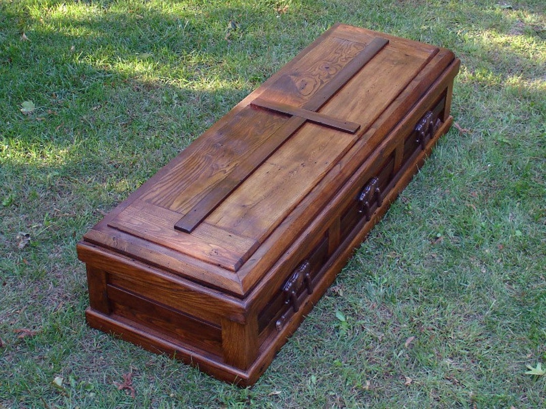 Custom Reclaimed Wood Casket, Wood Coffin, Reclaimed Wood Coffin, Solid ...