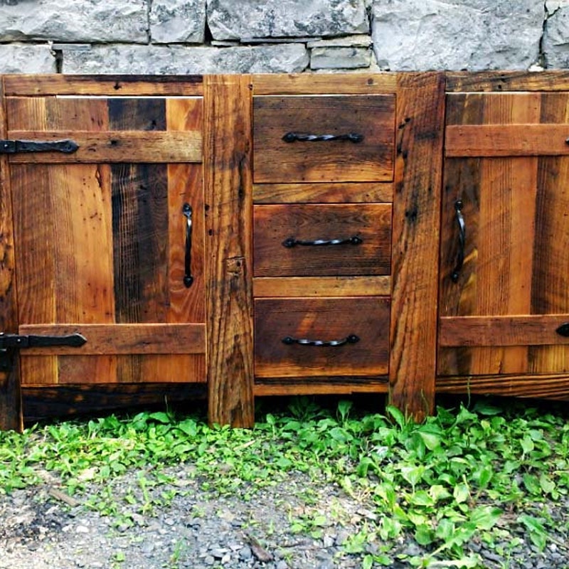 Rustic Bathroom Vanity - Etsy