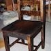 Reclaimed Oak Ladderback Dining Chair, Rustic Farmhouse Kitchen - Etsy