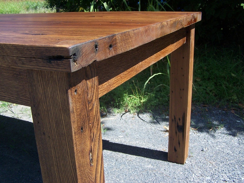 Wormy Chestnut Table Farmhouse Table Wood Table Dining - Etsy
