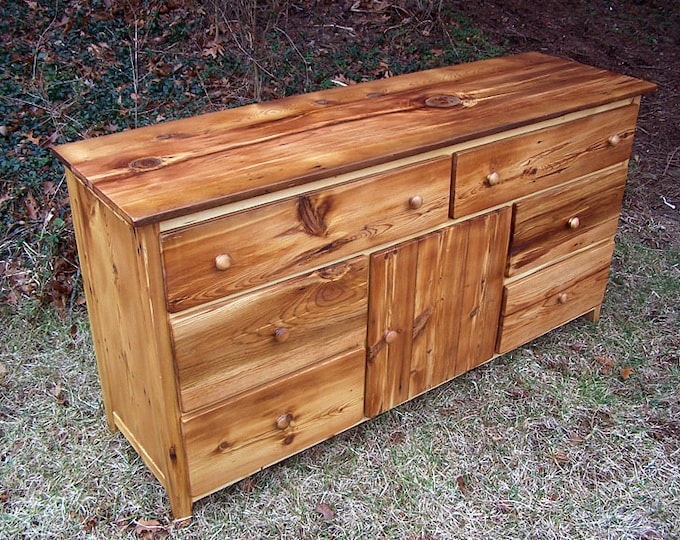 Antique Pine Hutch - Etsy