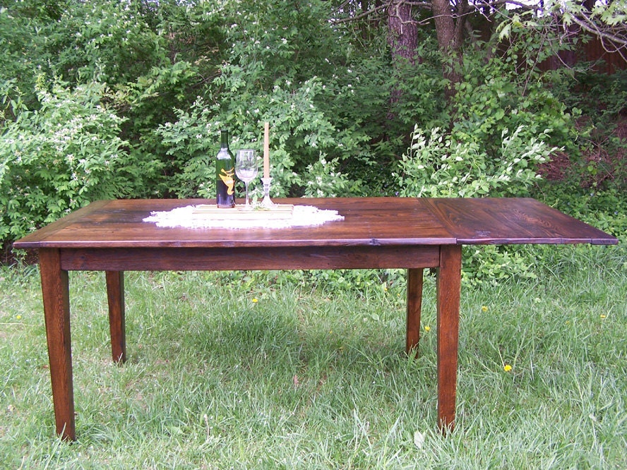Wormy Chestnut Table Extension Dining Table Farm Table - Etsy