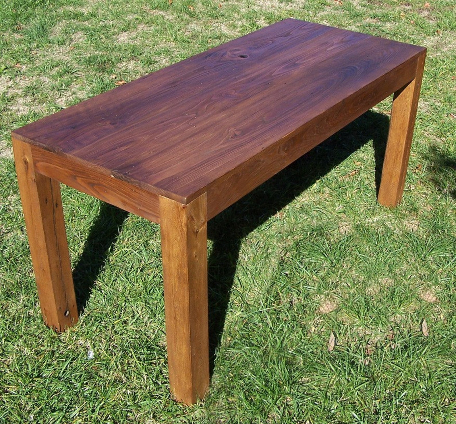 Wood Parsons Table Small Dining Table Reclaimed Wood Table - Etsy
