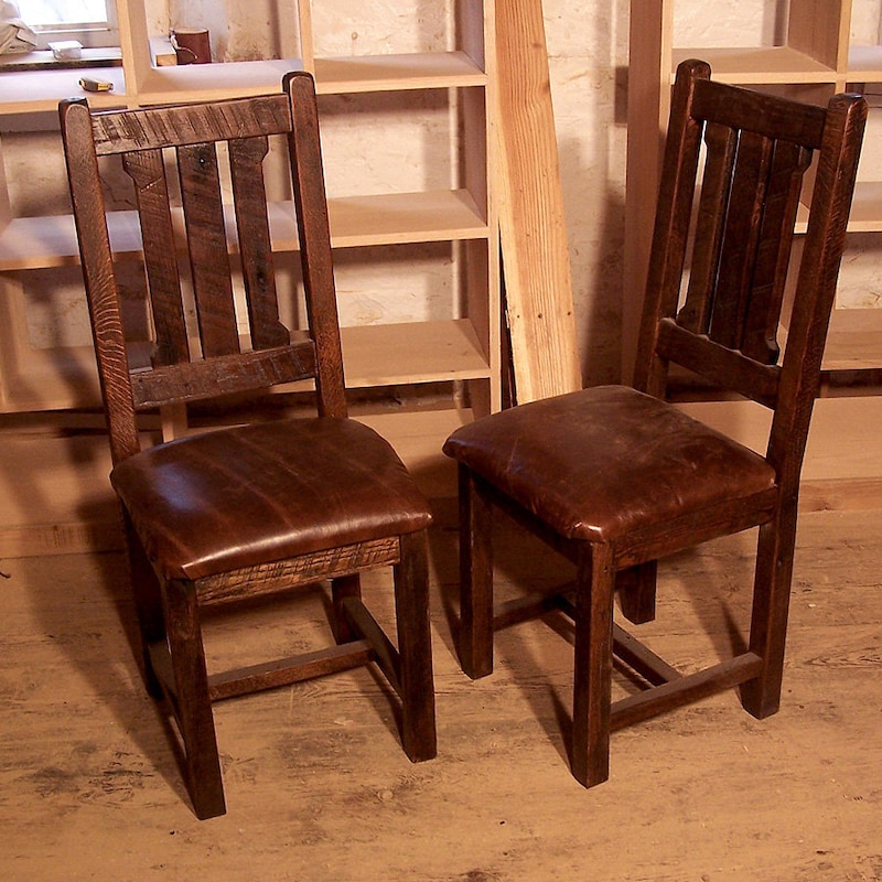 Rustic Chairs - Etsy