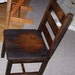 Reclaimed Oak Ladderback Dining Chair, Rustic Farmhouse Kitchen - Etsy