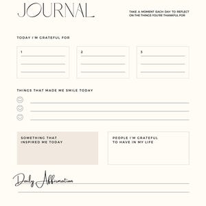 Gratitude for Calm: A Journal to Reduce Anxiety and Depression - Etsy