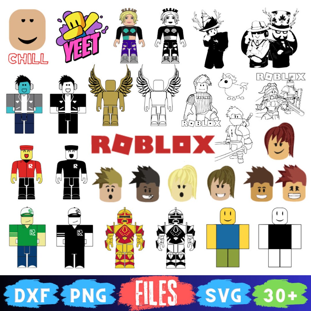 Roblox Roblox Svg Roblox Png Roblox Svg Bundle - Etsy