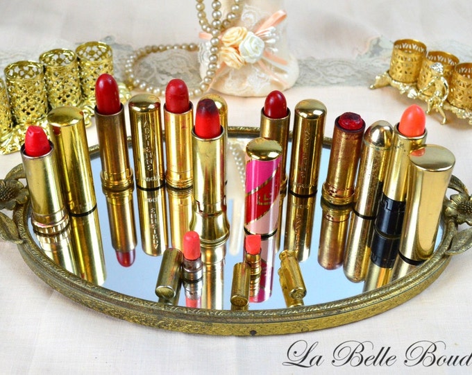 The Lipstick Lot ~ Vintage 40s 50s Collectible Lipsticks ~ Schiaparelli ...