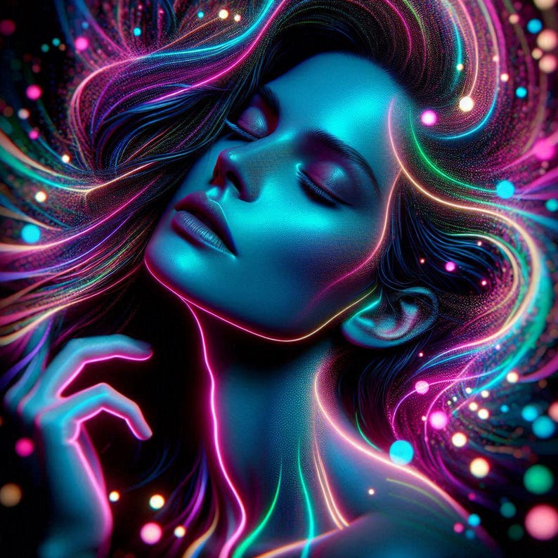 Gorgeous Neon Digital Artwork (collection of 5 Pieces) Bundle - Etsy