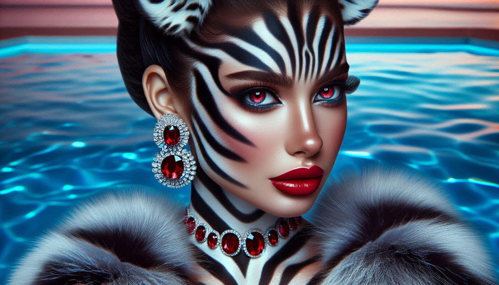 Gorgeous Zebra Goddesses (5 Piece Collection) Digital Bundle Artwork - Etsy