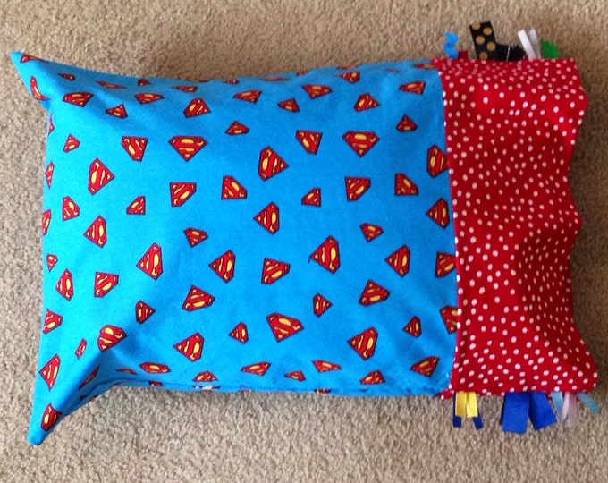 Superman Personalized Sensory Tag or Fidget Monogrammed - Etsy