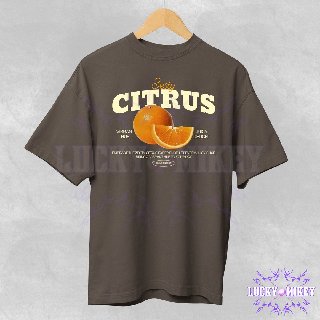 Citrus Vintage T-shirt, Orange Fruit Retro T-shirt, Orange Juice Shirt ...