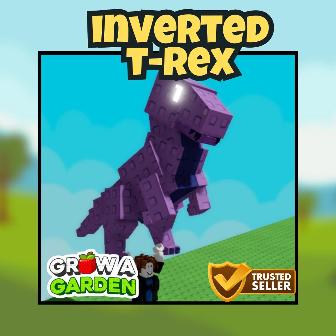 Inverted T-rex (barney) (divine Pet) | Grow a Garden - Mutated Pet ...