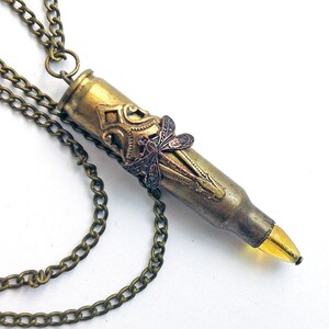Fancy Flight Bullet Jewelry Steampunk Pendant Bullet - Etsy