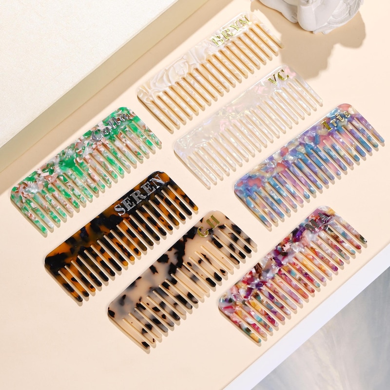 Personalized Initial Comb - Etsy