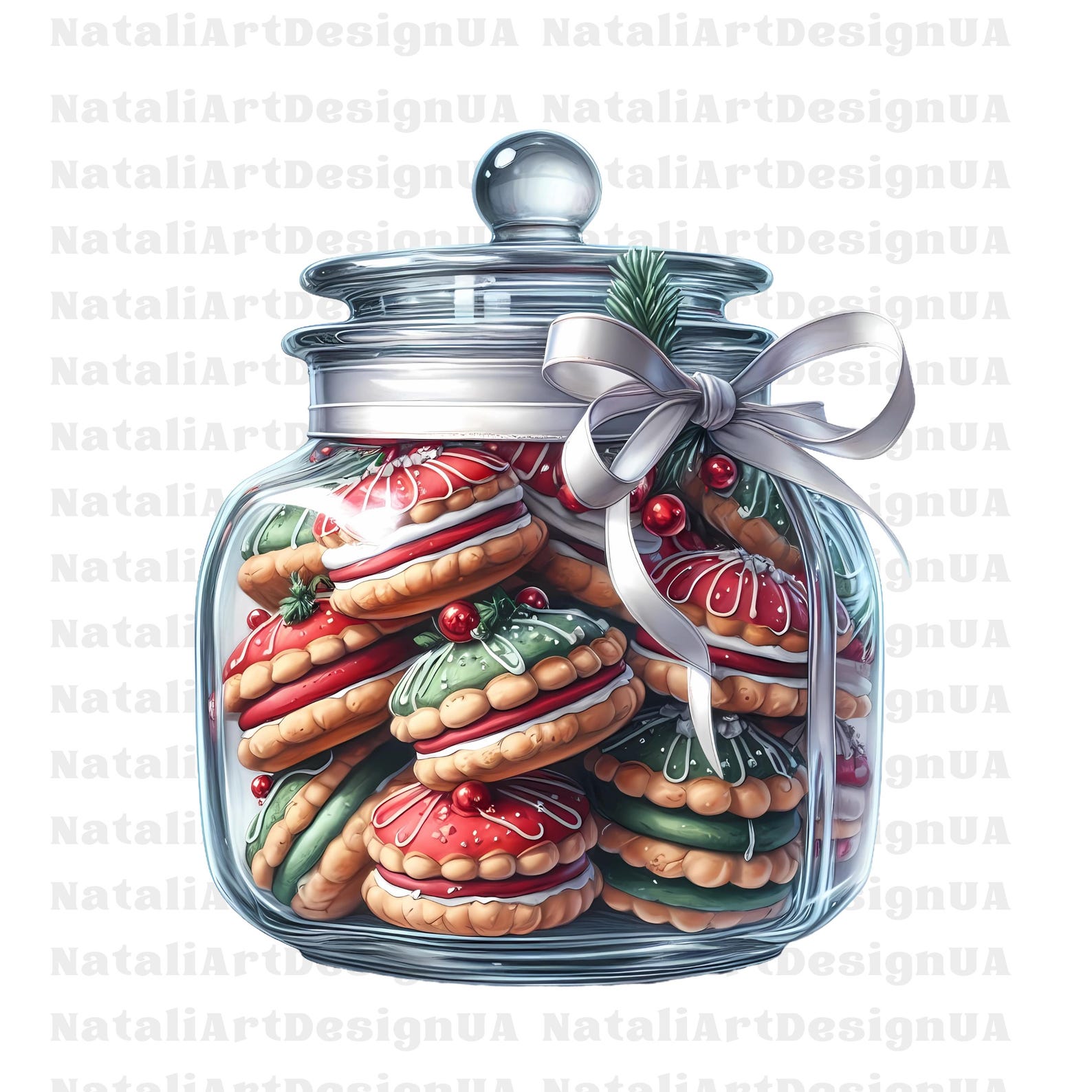 Christmas Cookie Clipart Christmas Cookies in Jar Holiday Cookie Png ...