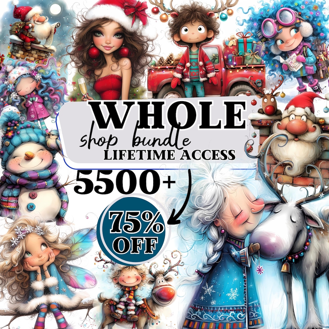 Whole Shop Bundle All Files From My Store and Lifetime Updates, All ...