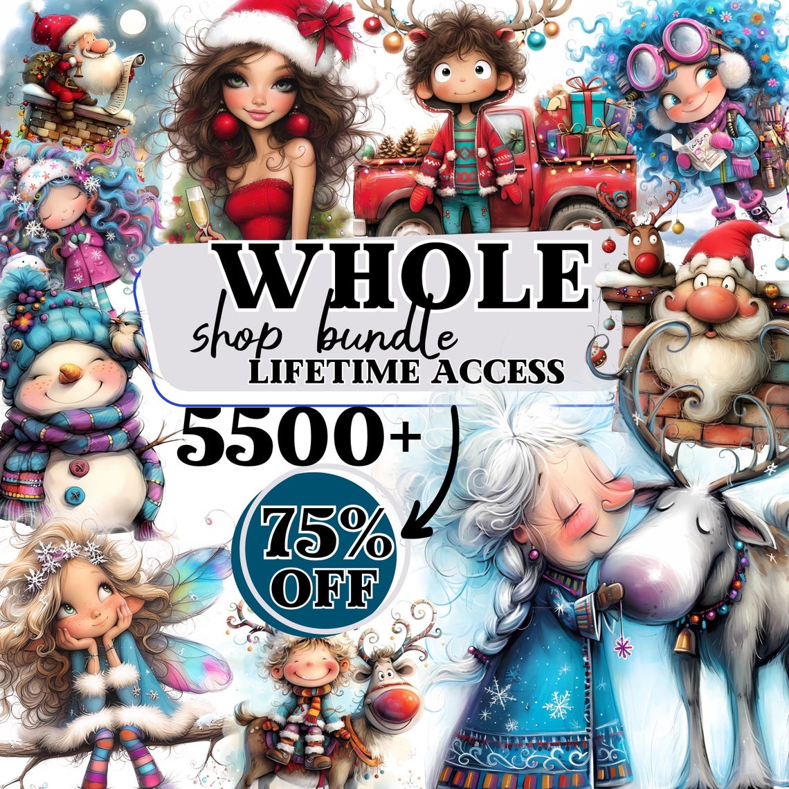 Whole Shop Bundle All Files From My Store and Lifetime Updates, All ...