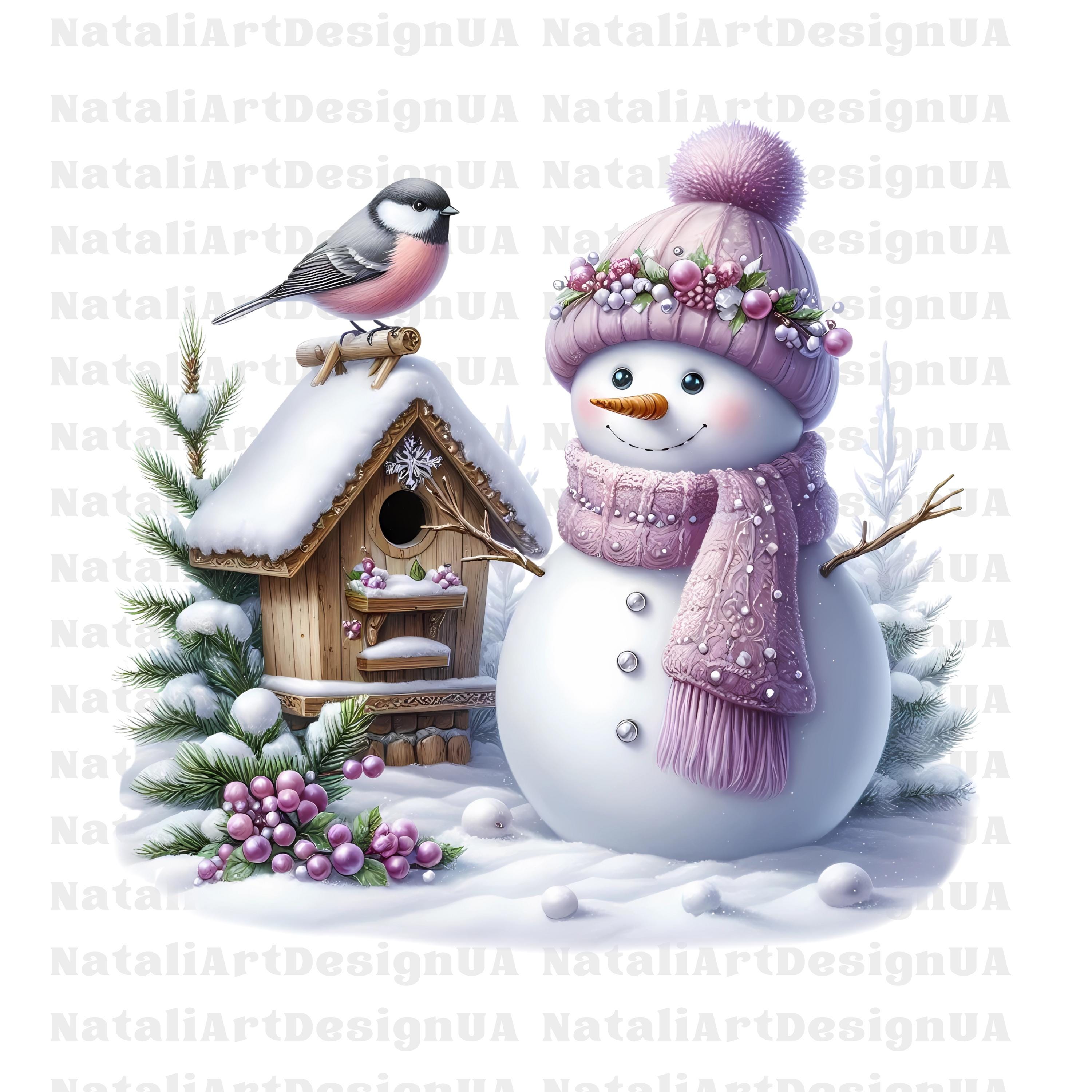 Snowman Clipart, Snowman Png, Christmas Snowman Clipart, Cute Snowman ...