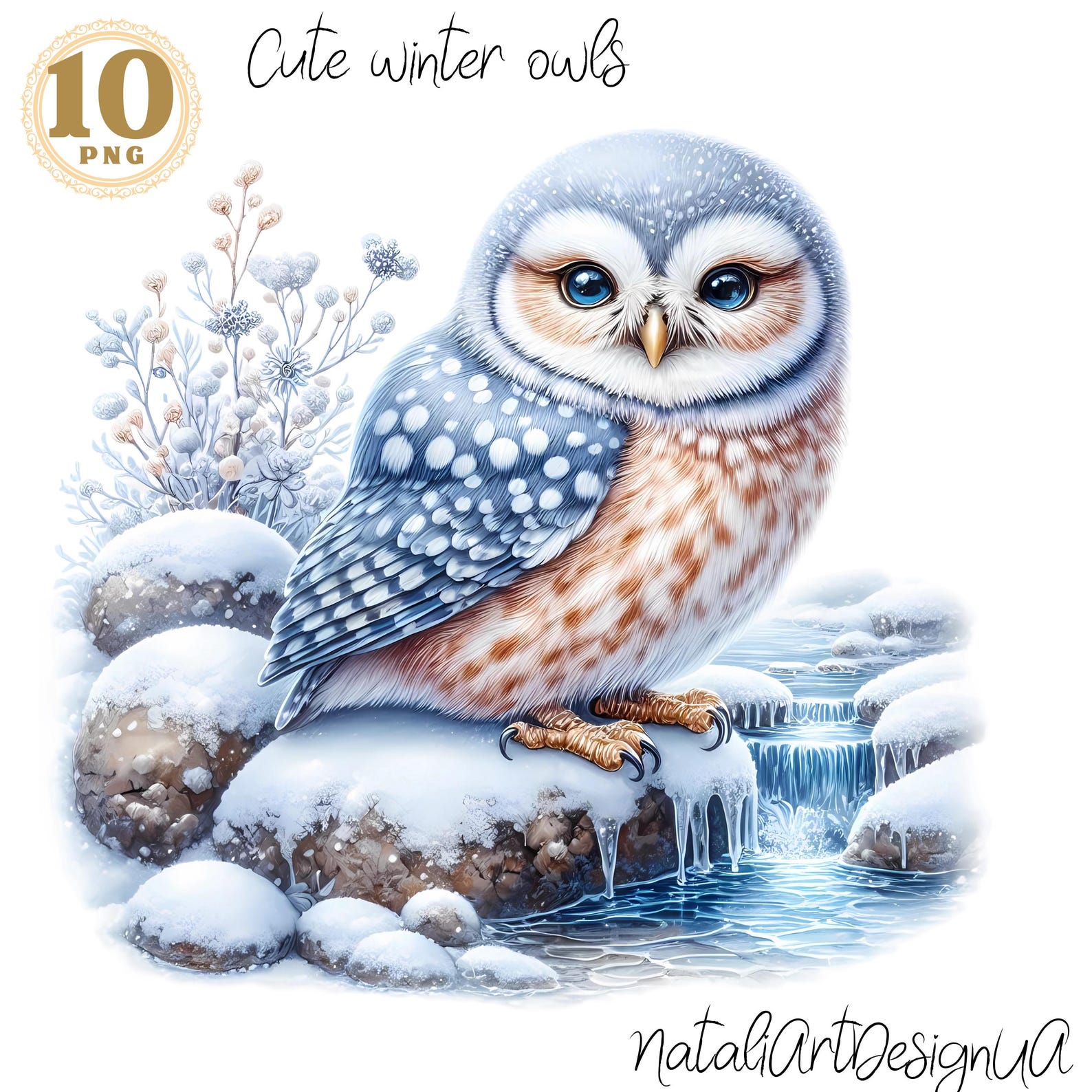 Owl Clipart, Owl Png, Christmas Owl Clipart, Cute Owl Clipart, Owls ...