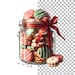 Christmas Cookie Clipart Christmas Cookies in Jar Holiday Cookie Png ...