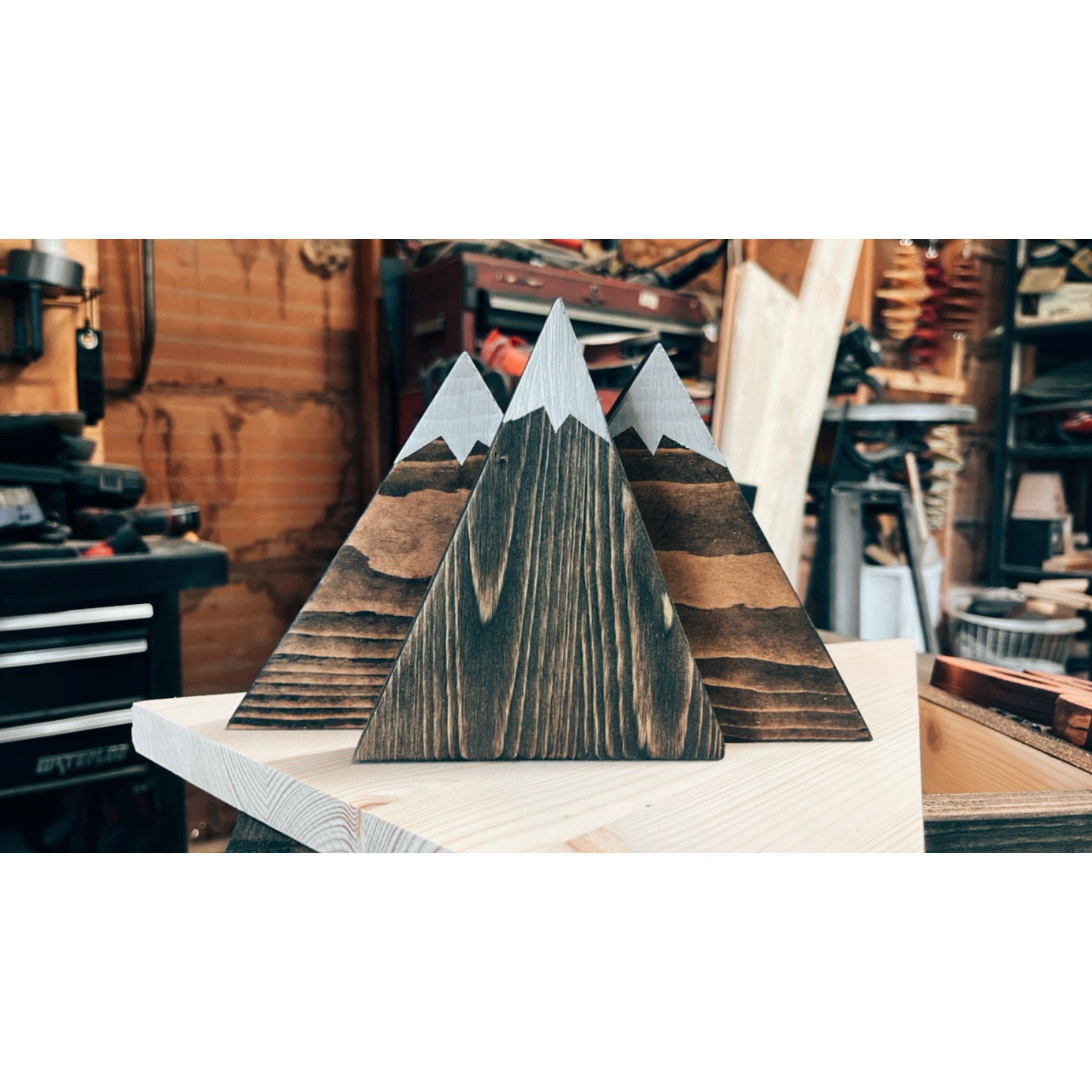 Wood Decor Mountains - Etsy