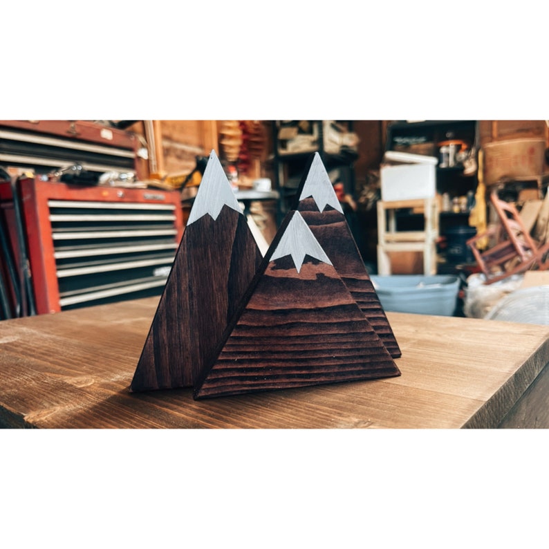 Wood Decor Mountains - Etsy