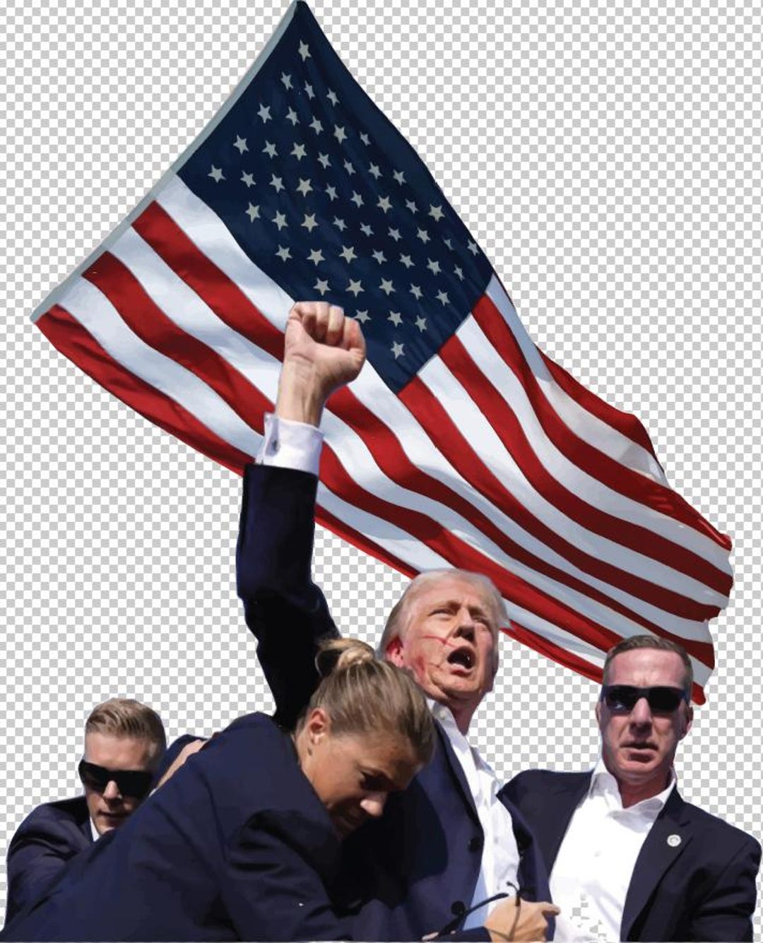 Triumphant Trump .PNG and .ai for Print - Etsy