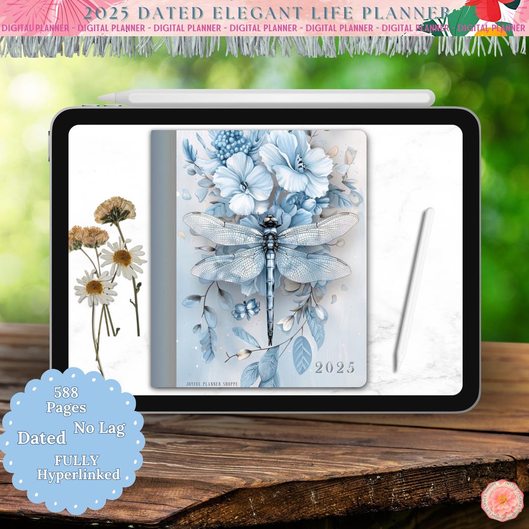 2025 Digital Planner | Dated Digital Planner for Goodnotes, Android ...
