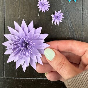 Create Your Own Dimensional Paper Sculpture Flowers for Jewelry, Art ...