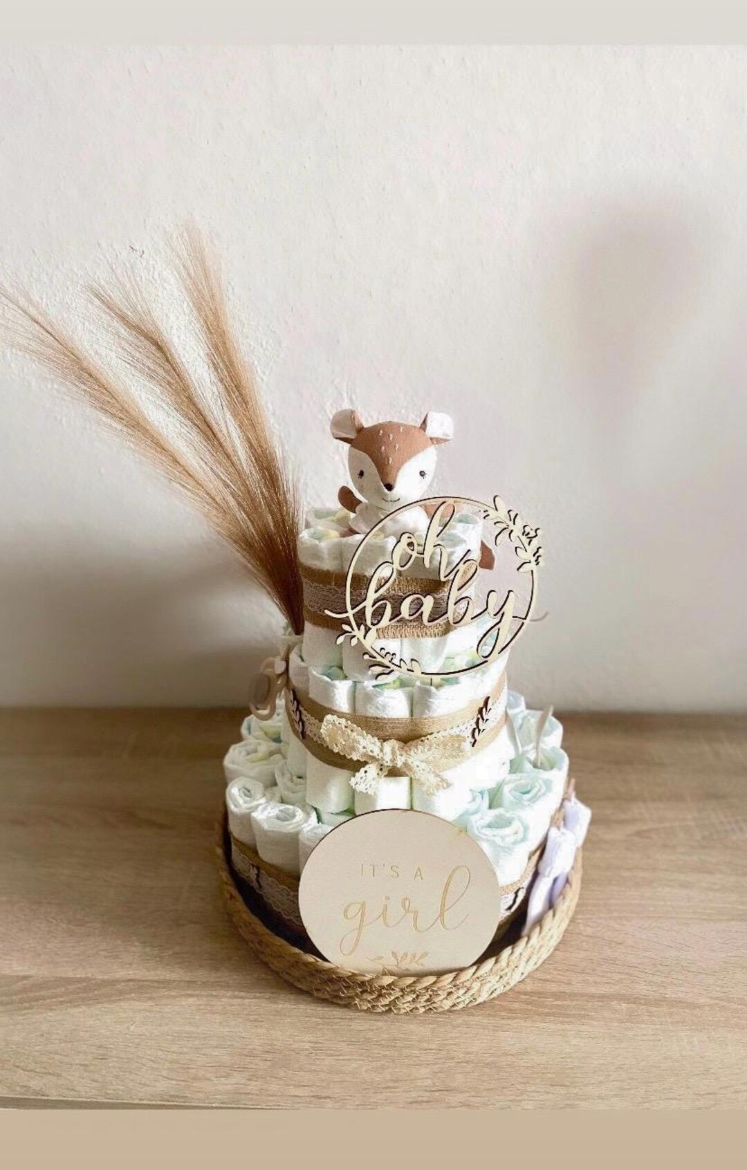 Windeltorte mit Pampers Premium Windeln - Etsy