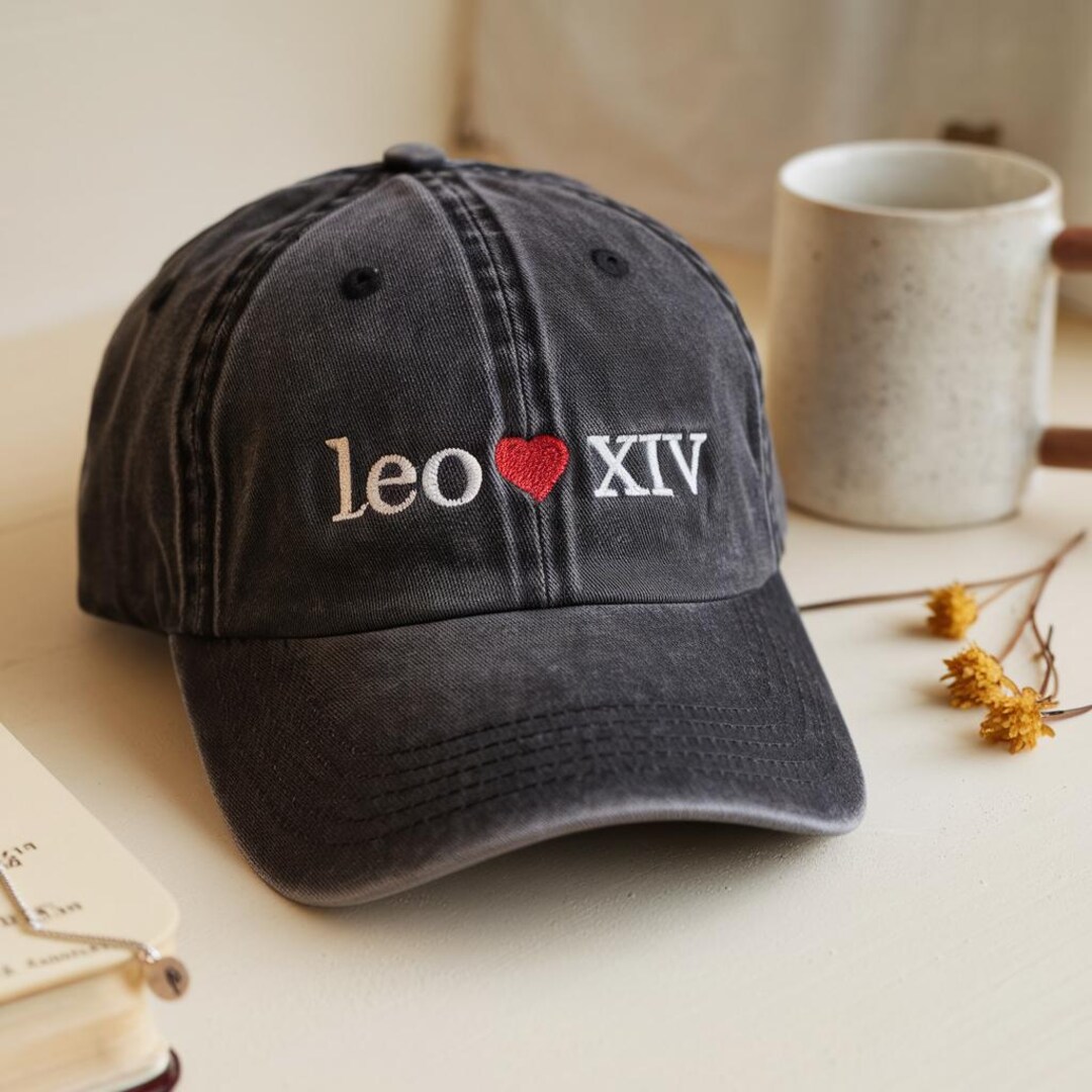 Embroidered Leo XIV New Pope Hat, Caps, Religious Pope Hat, Leo the ...
