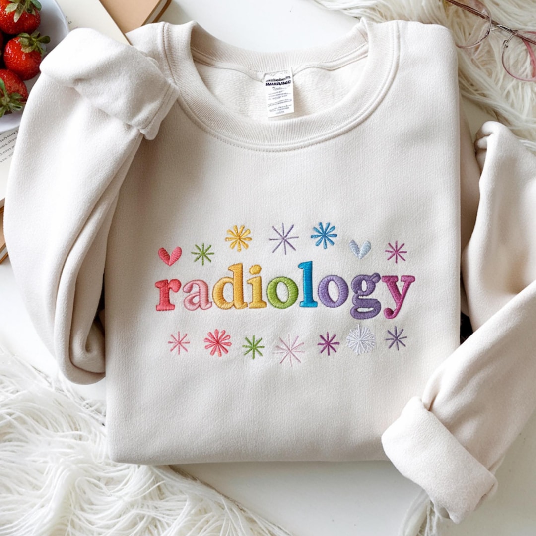 Embroidered Rad Tech Sweatshirt, Radiology Technologist Gift - Etsy