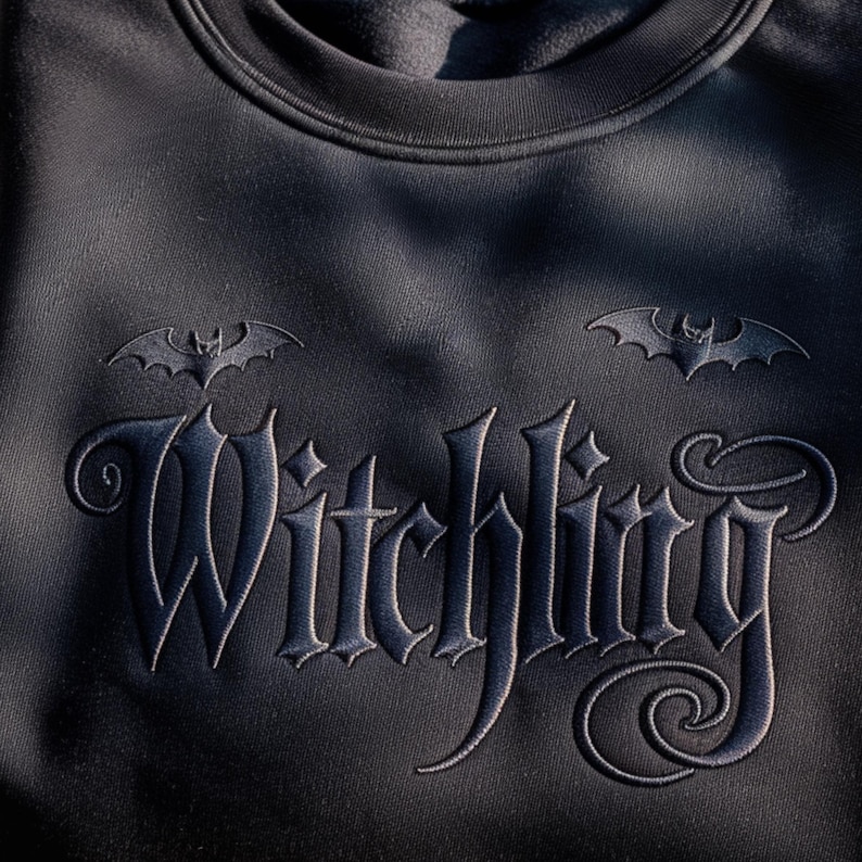Witchling Embroidered Sweatshirt: Throne of Glass Booktok Merch - Etsy