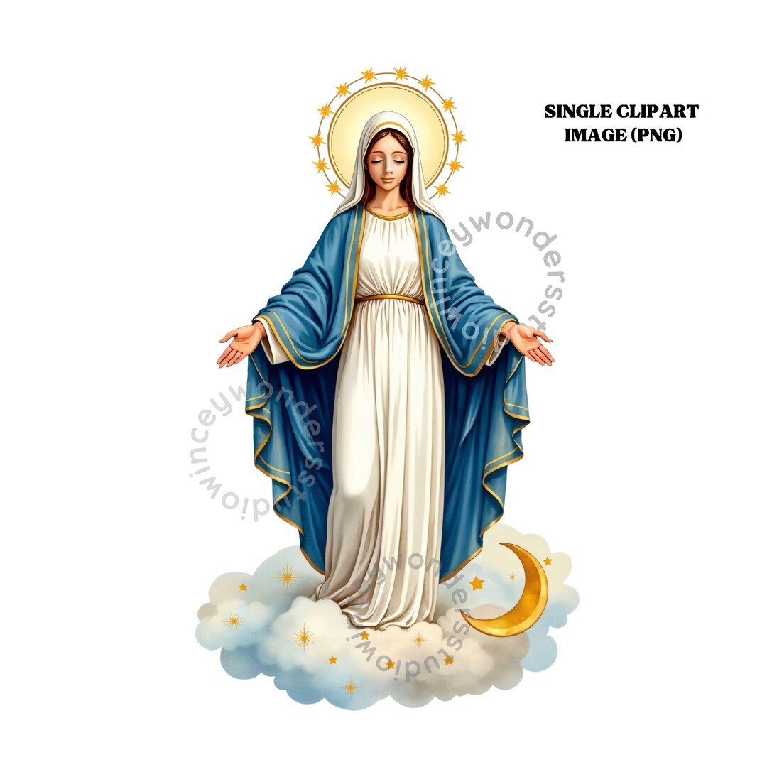 Virgin Mary PNG, Mary Immaculate PNG Clipart, Our Lady of Immaculate ...