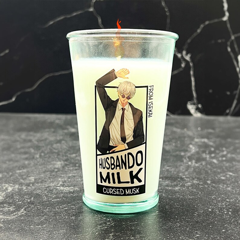 Gojo Husbando Milk Candle Anime Inspired Candle JJK Jujutsu Kaisen ...