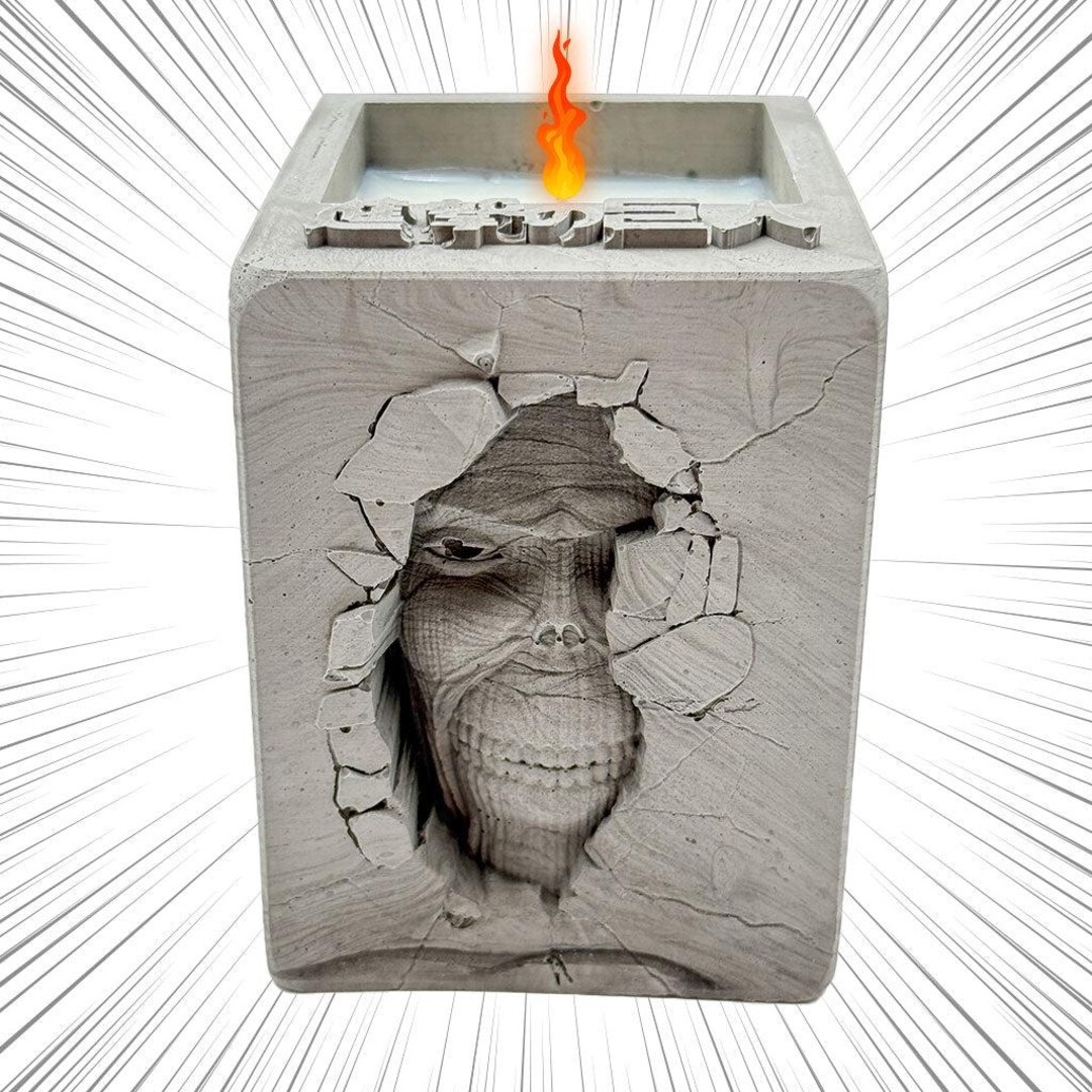 Wall Titan - Anime Inspired Cement Candle | Attack on Titan | Anime Fan ...