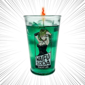 Ubel - Waifu Soda Candle | Anime Inspired Candle | 10oz | Manga Candle ...