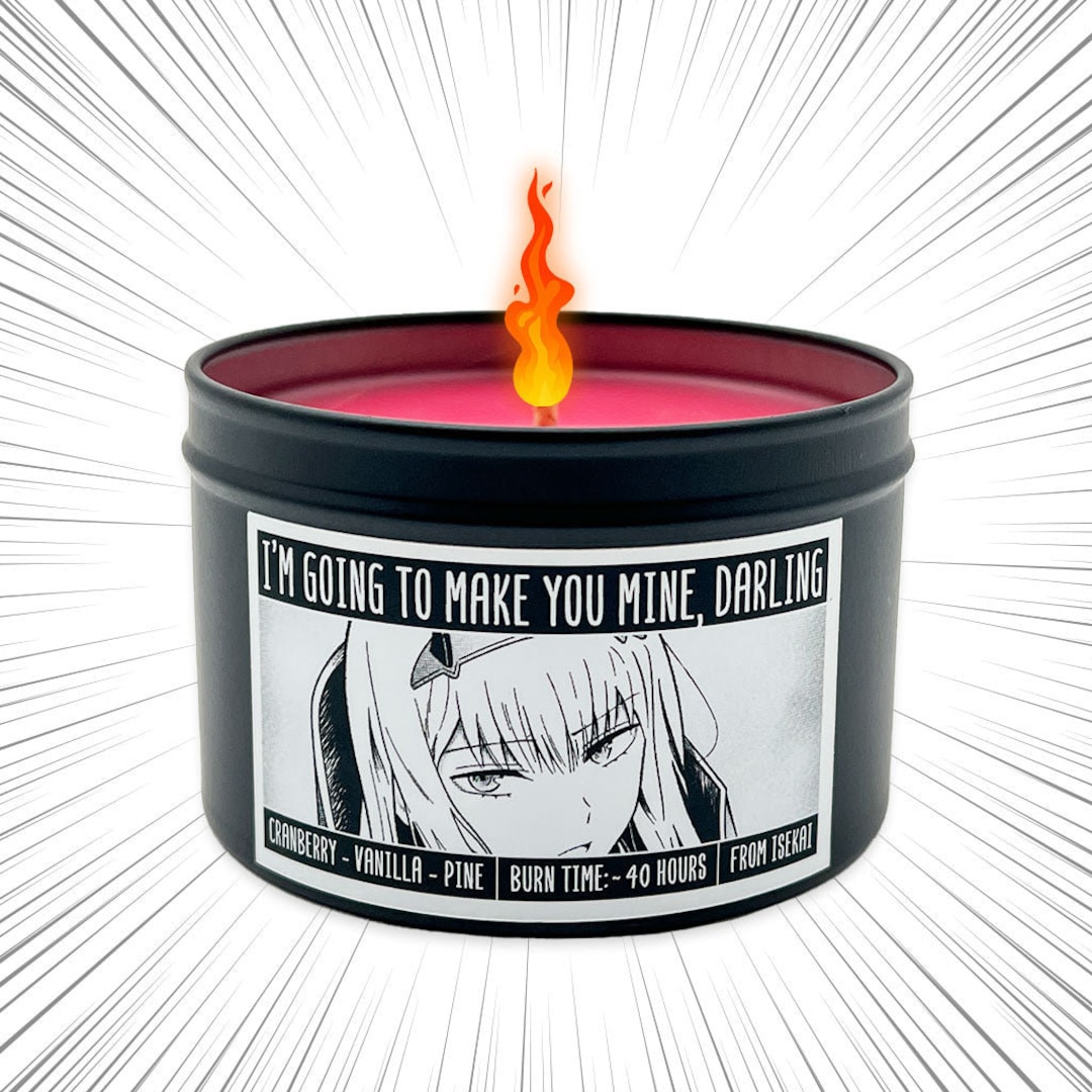Zero Two Candle | Darling in the Franxx | Anime Inspired Candle | Anime ...