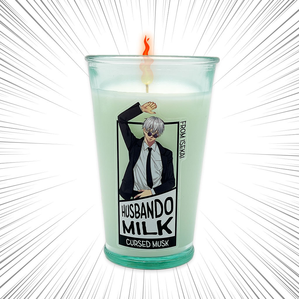 Gojo Husbando Milk Candle Anime Inspired Candle JJK Jujutsu Kaisen ...