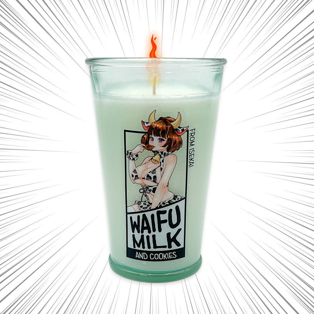 Ushi - Waifu Milk Candle | Anime Inspired Candle | 10oz | Manga Candle ...