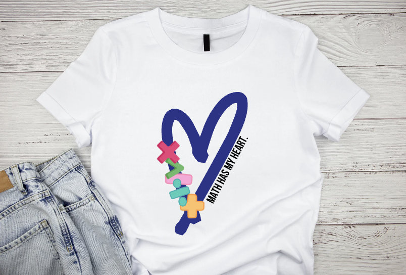 Math Has My Heart SVG - Etsy