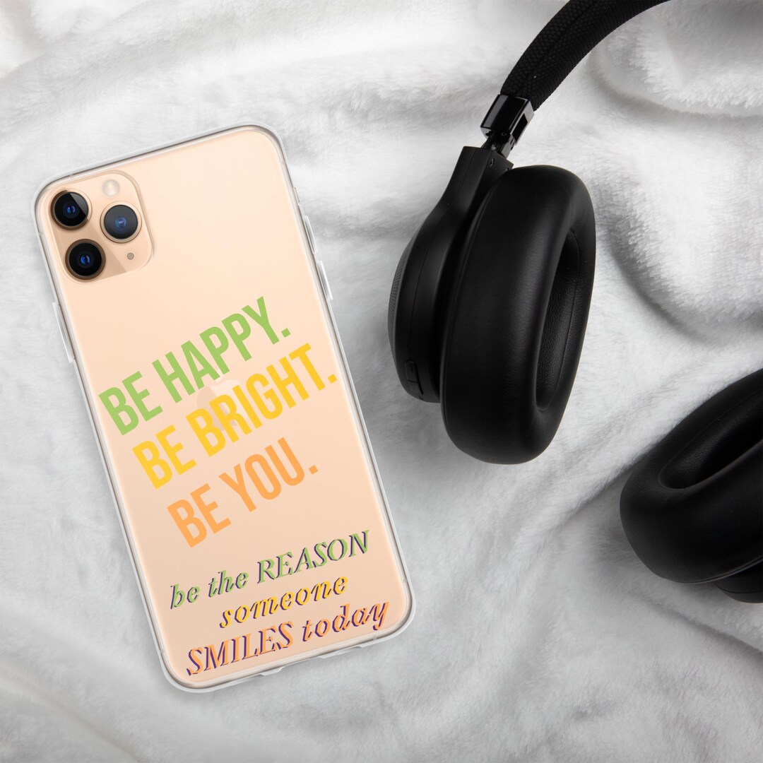 Wellbeing Motivational Affirmation Quote Phone Case Clear Case for ...