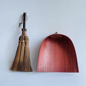 2 Types | Japanese Hemp Palm Handy Broom – Handmade Whisk Broom and ...