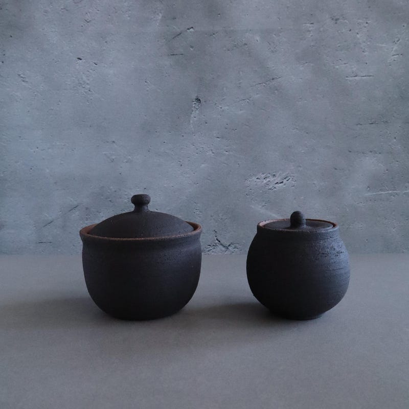 Ceramic Salt Pot - Etsy UK