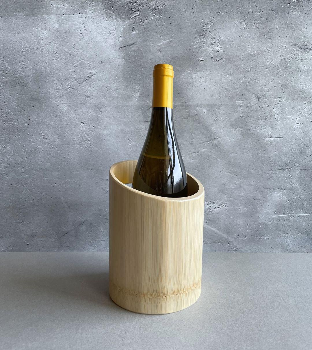 Bamboo Wine Bucket Chiller: Japanese Ice Bucket - Etsy
