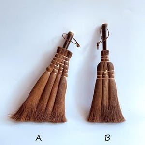 2 Types | Japanese Hemp Palm Handy Broom – Handmade Whisk Broom and ...