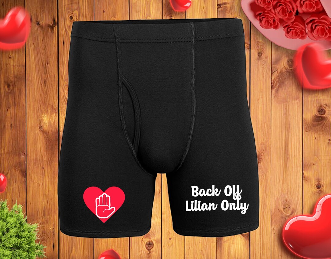 Personalized Boxers for Men, Custom Underwear Gift for Boyfriend ...