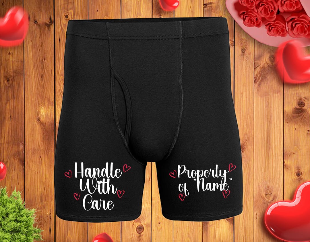 Personalized Boxers for Men, Custom Underwear Gift for Boyfriend ...