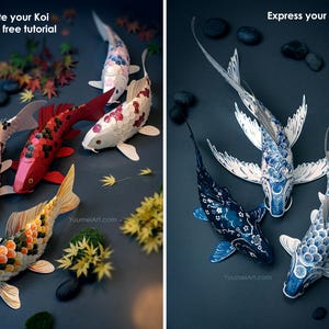 Paper Koi Lantern: DIY Fish Lamp Kit - Etsy